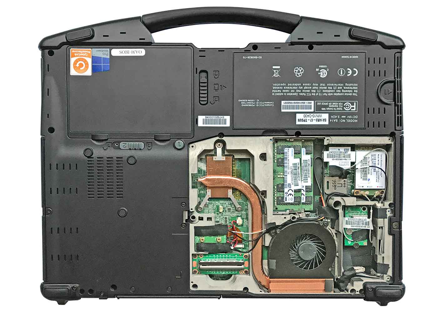 Rugged PC Review.com - Rugged Notebooks: DURABOOK SA14